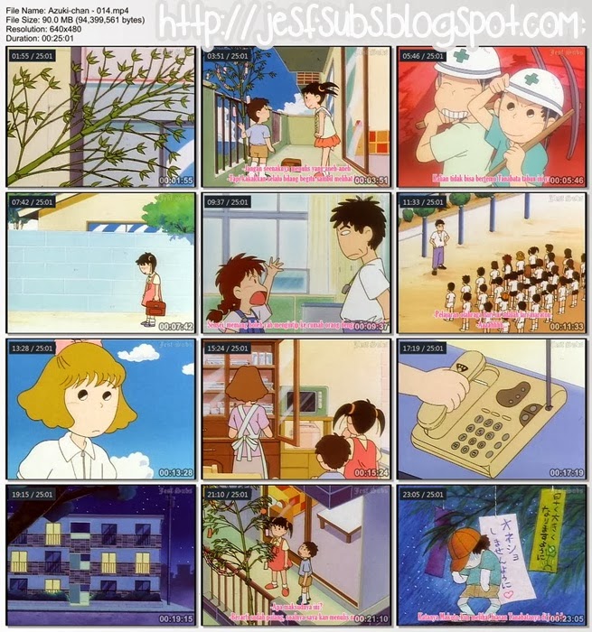 JESF SUBS: [JESF SUBS] Azuki - chan Episode 14 Indonesia Sub